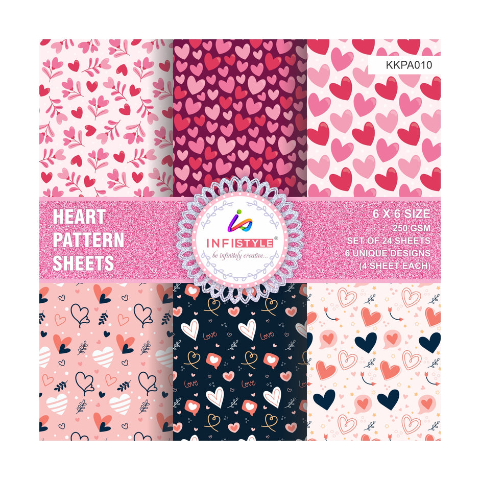 Pattern Paper Sheets for Craft, Scrapbook & Decoration